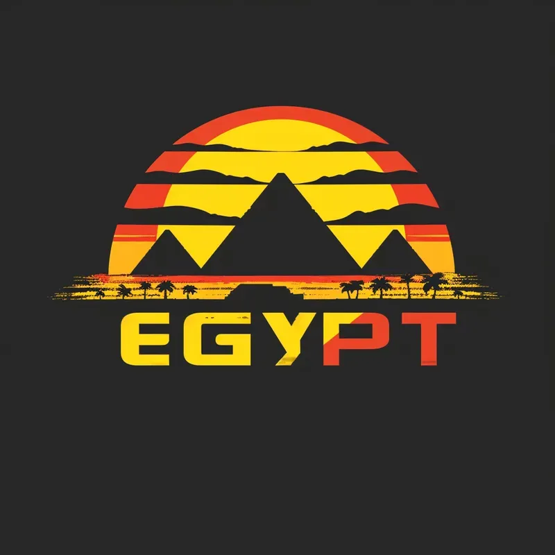 Egyptian Logos With Text Midjourney Prompt | PromptBase