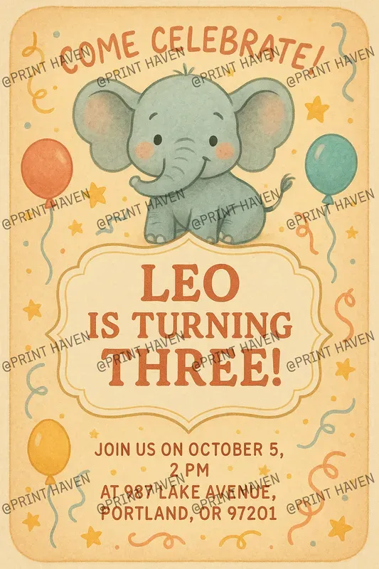 Stunning Birthday Flyers For Kids ChatGPT Image Prompt | PromptBase