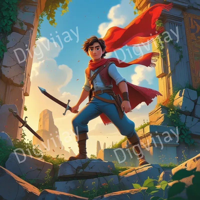 Pixar Inspired Animated Movie Posters Leonardo Ai Prompt | PromptBase