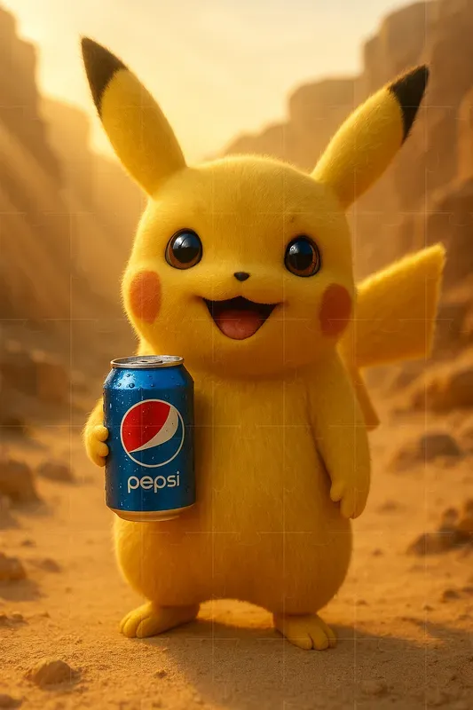 Pokemon 3d Poster Brand Collabs Looks ChatGPT Image Prompt | PromptBase