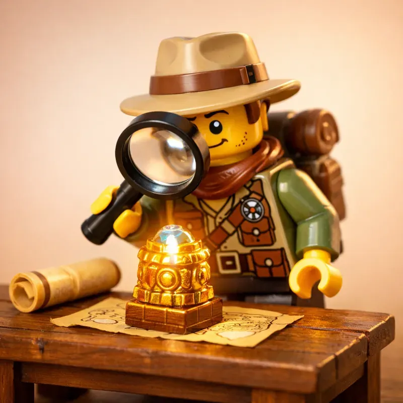 Cinematic Lego Minifigure Studio Set FX ChatGPT Image Prompt | PromptBase