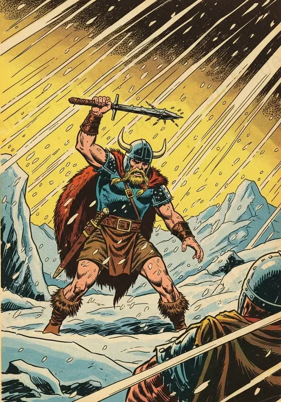 Vintage 1970s Pulp Comic Art Imagen Prompt | PromptBase