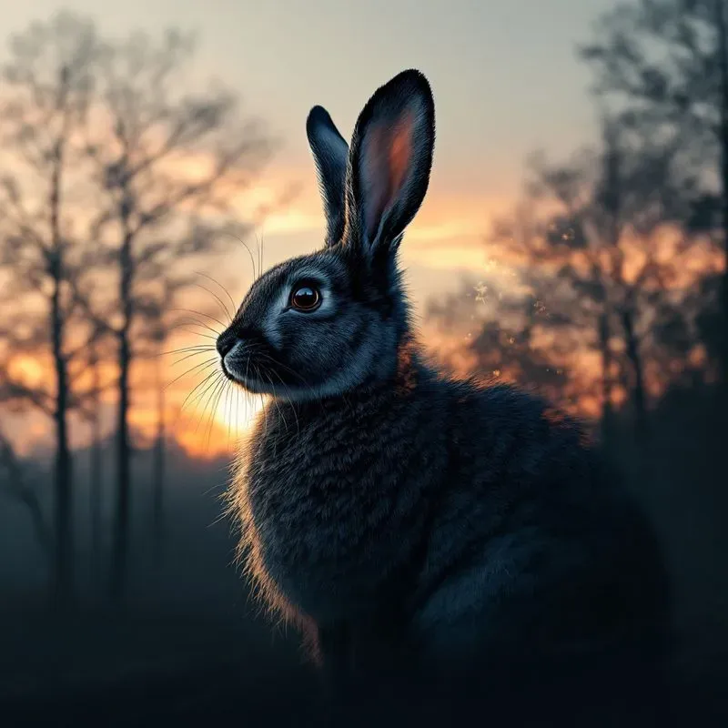 Double Exposure Portraits Animal FLUX Prompt | PromptBase