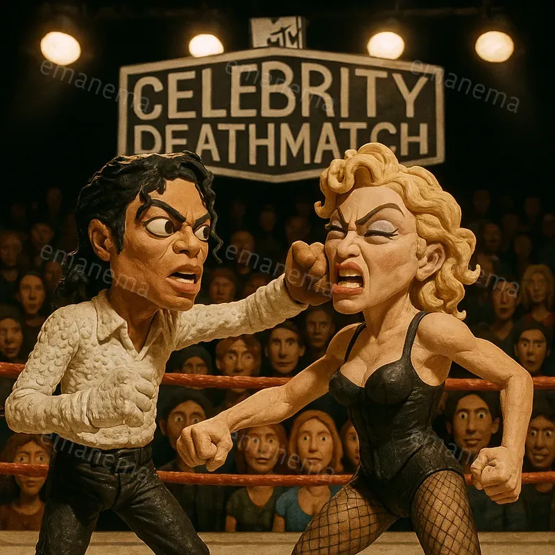 Celebrity Deathmatch Scenes ChatGPT Image Prompt | PromptBase