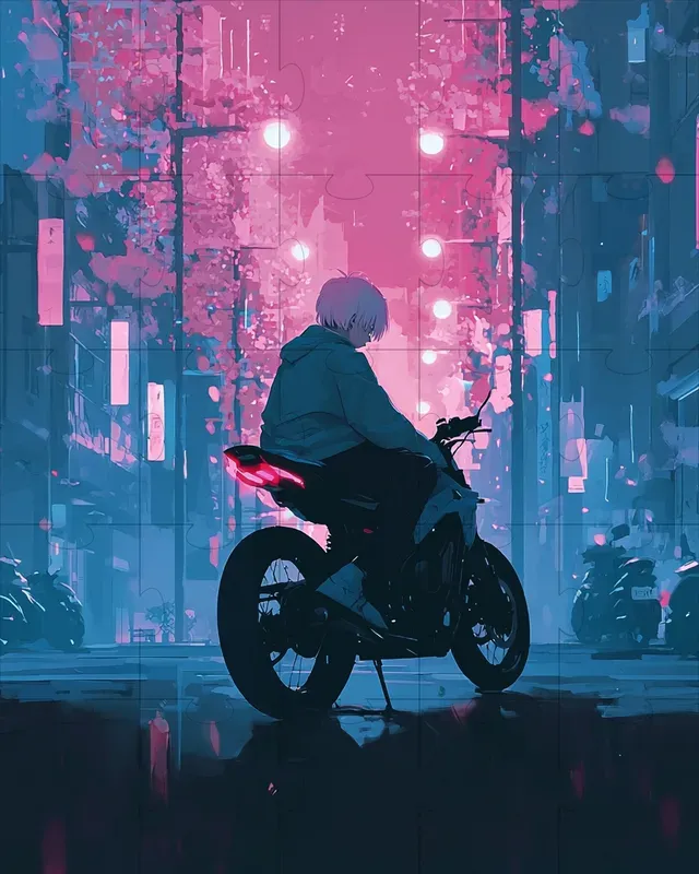 Neon Dreams Cinematic Anime Portraits Midjourney Prompt | PromptBase