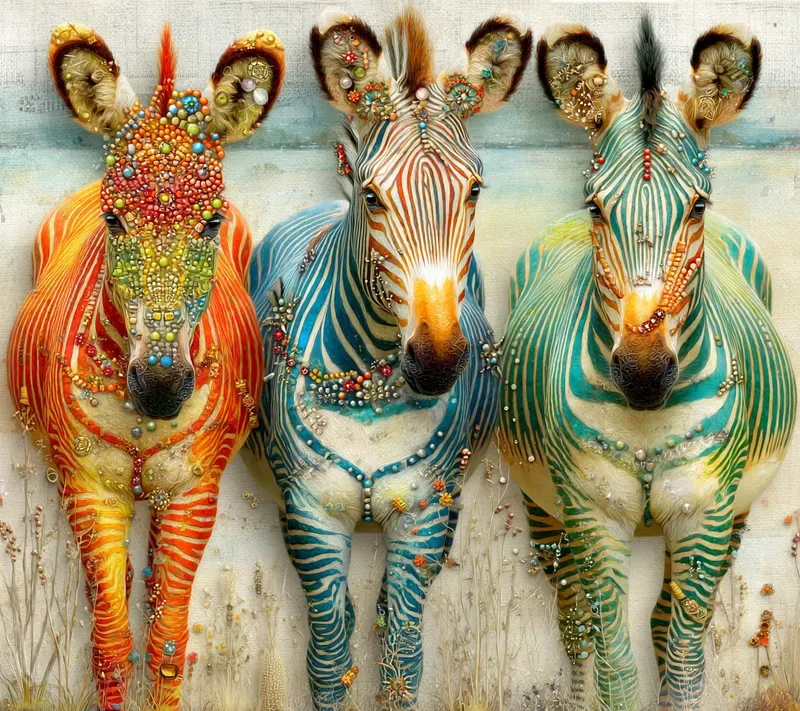 Regal Savannah Whimsy Art Midjourney Prompt | PromptBase