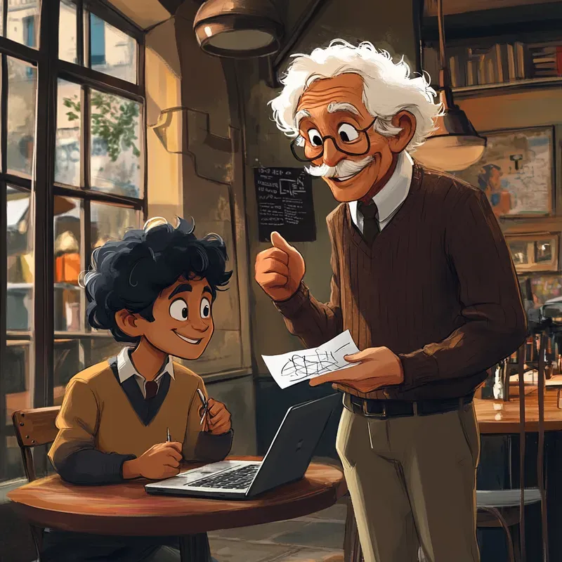 Cartoon Narrative Scenes Midjourney Prompt | PromptBase