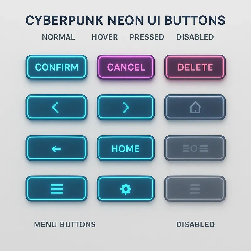 Pro UI Button Kits ChatGPT Image Prompt | PromptBase
