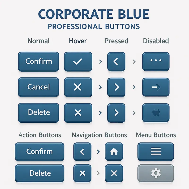 Pro UI Button Kits ChatGPT Image Prompt | PromptBase
