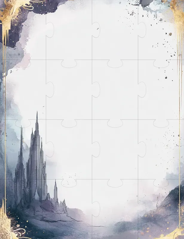 Mystical Fantasy Border Midjourney Prompt | PromptBase