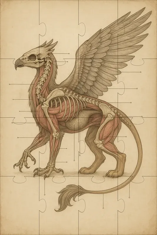 The Mythical Creature Anatomy Charts ChatGPT Image Prompt | PromptBase