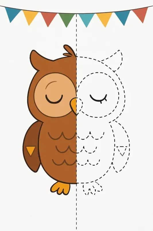 Cute Symmetry Drawing Templates ChatGPT Image Prompt | PromptBase