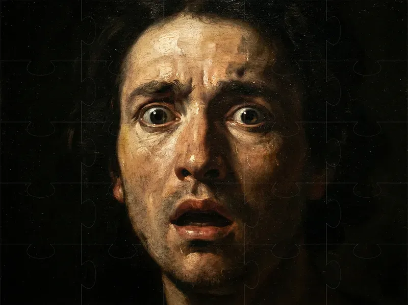 Caravaggio Style Tenebrism Oil Paintings Gemini Image Prompt | PromptBase