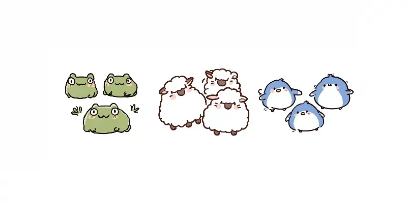 Triple Character Drawings For Kids Generator App | PromptBase