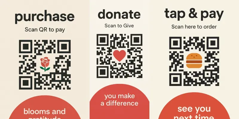 Minimalist Payment Qr Poster Generator App | PromptBase