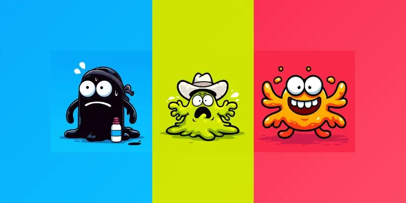 Cartoon Blob Characters Pack Generator App | PromptBase