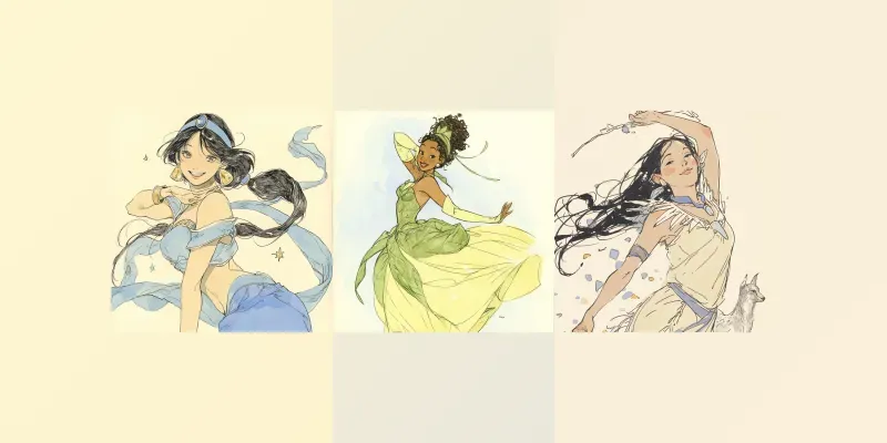 Disney Dynamic Animation Art Generator App | PromptBase