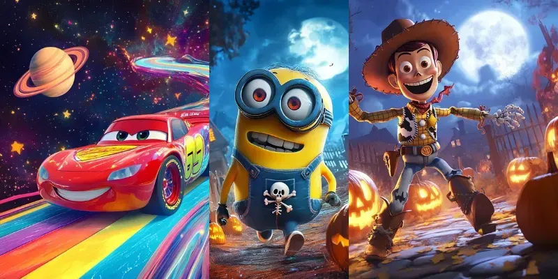Hyper Realistic Illustration Pixar Generator App | PromptBase