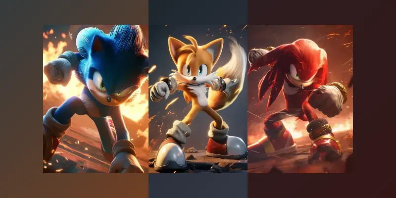 Hyper Realistic Sonic Characters Generator App | PromptBase