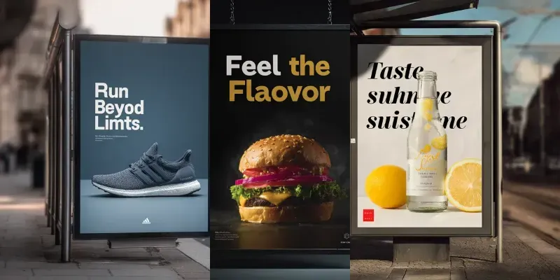 Iconic Brand Slogan Poster Pack Generator App | PromptBase