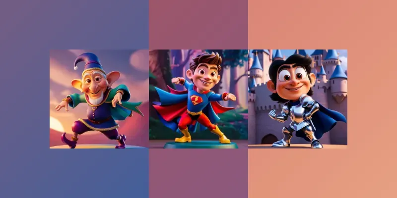 Disney Pixar Inspired Animated Model Generator App | PromptBase