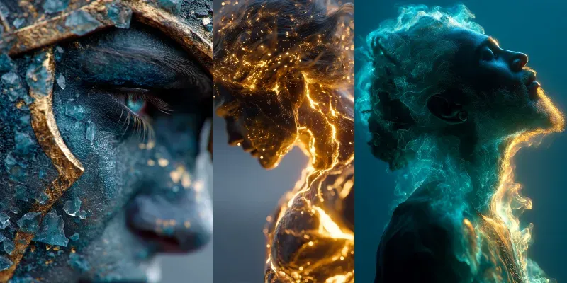 Elemental Force Portraits Men Generator App | PromptBase