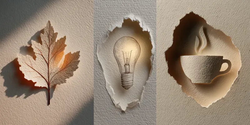 Analog Paper Cutout Spotlight Generator App | PromptBase