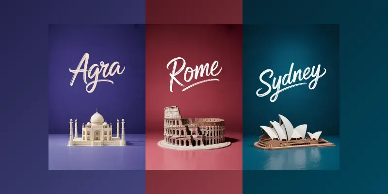 Minimalist Travel Diorama Posters Generator App | PromptBase
