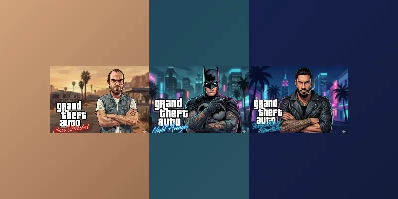 Classic Gta Loading Screen Portrait Generator App | PromptBase