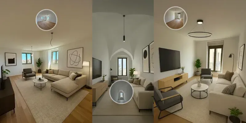 Ai Staging Modern Living Room Generator App | PromptBase