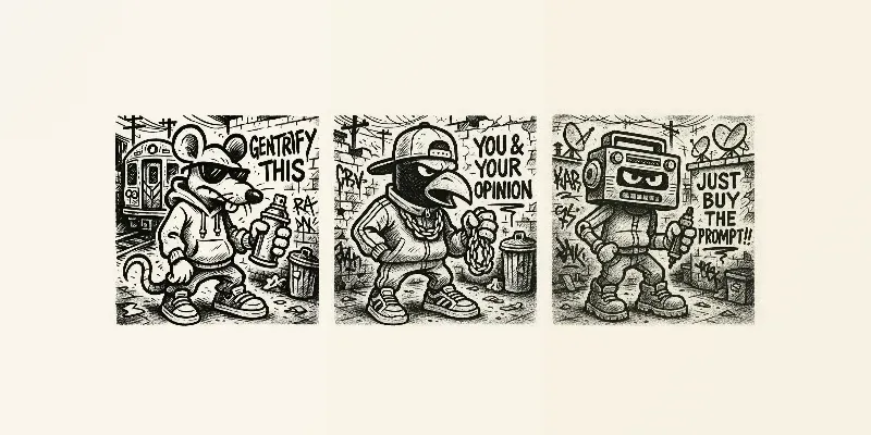 Urban Graffiti Style Prompts For Art Generator App | PromptBase