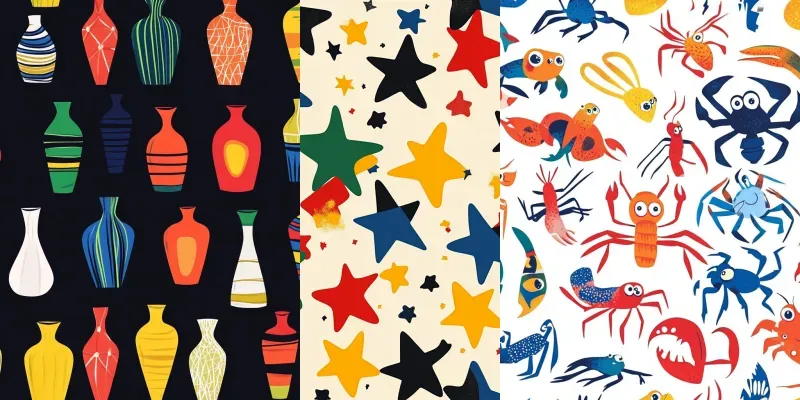 Colorful Collage Animated Gifs Wallpaper Generator App | PromptBase