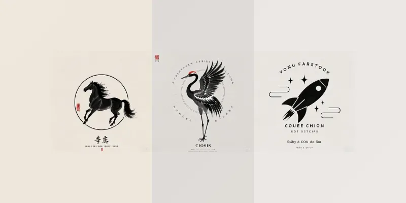 Chinese Style Logos DALL·E Prompt | PromptBase