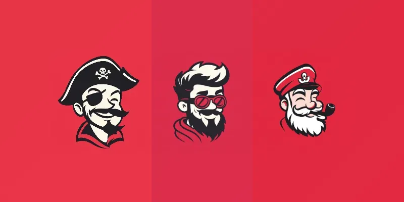 Minimalist Mascot Logo Design Generator App | PromptBase