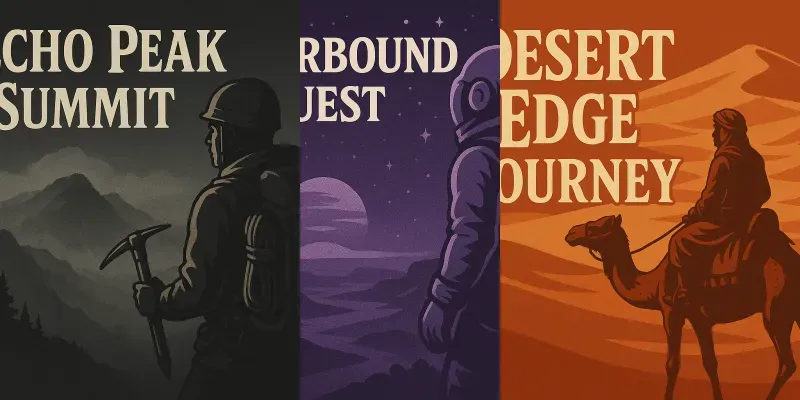 Adventure Poster Explorer Pack Generator App | PromptBase