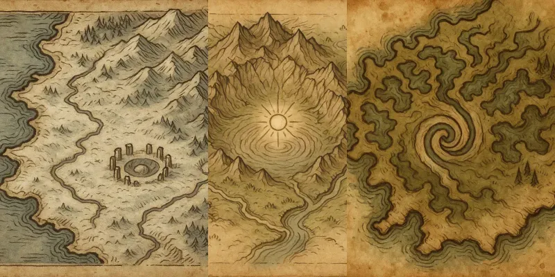 Legendary Map Fragment Generator App | PromptBase