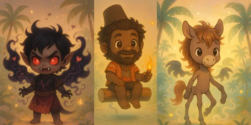 Chibi Filipino Mythology Prompt Pack Generator App | PromptBase