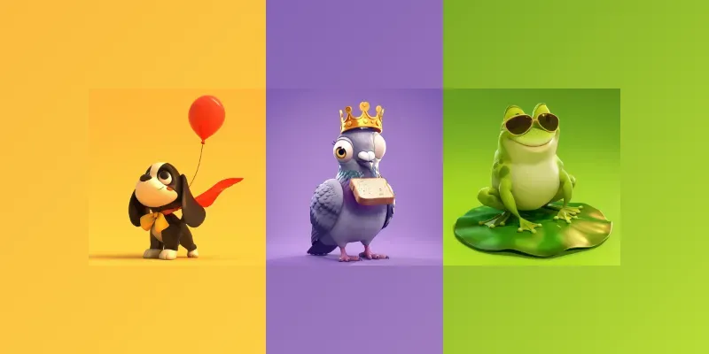Pixar Like Cute Character Generator App | PromptBase