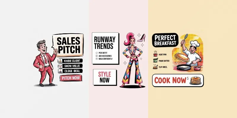 Quirky Carousel Post Creator App | PromptBase