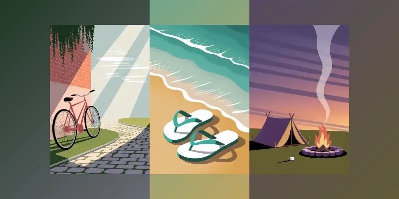 Flat Graphic Prompts For Artists Generator App | PromptBase