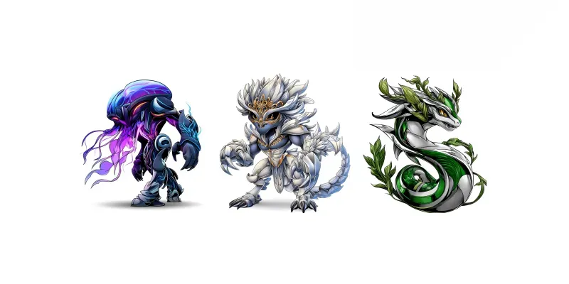 New Pokemon Fakemon Creature Designs Generator App | PromptBase