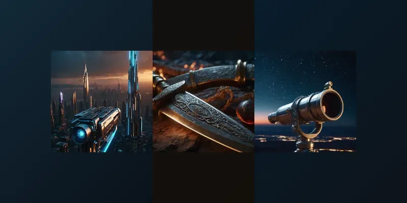 Stylized Cinematic Objects Props Generator App | PromptBase