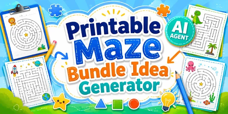 Printable Maze Bundle Idea Generator ChatGPT Skill | PromptBase