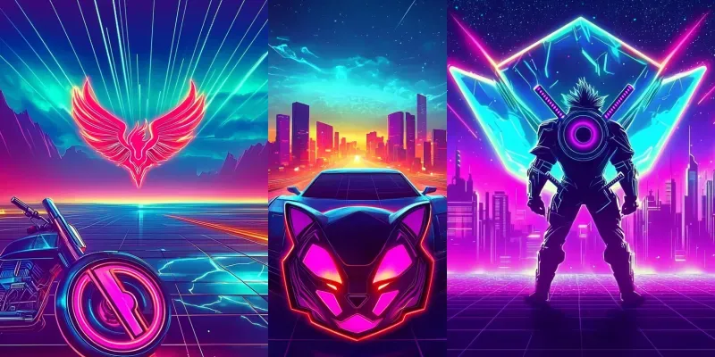 Neon Cyberpunk Synthwave Dream Generator App | PromptBase
