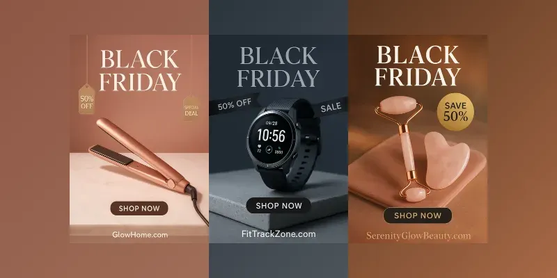 Pinterest Black Friday Promo Maker Generator App | PromptBase