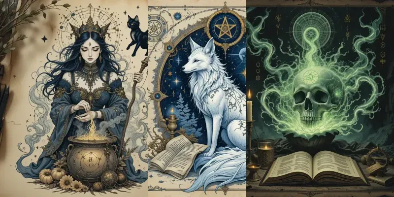 Alchemy Mystical Art Prompt Collection Generator App | PromptBase