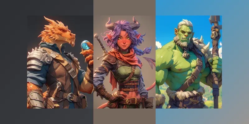 Pixar 3d Dnd Character Portrait Generator App | PromptBase