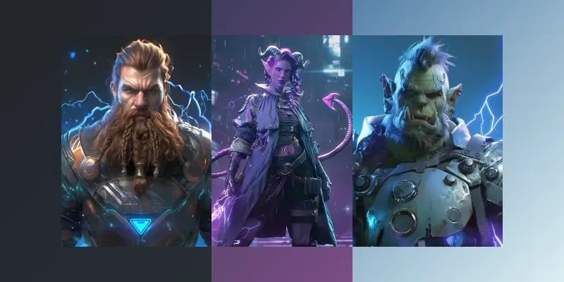 Cyberpunk Dnd Character Generator App | PromptBase