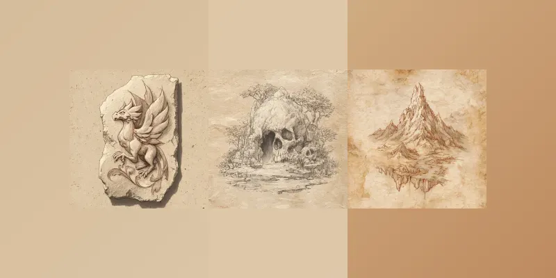 Fantasy Map Icons Ink Wash Overlay Generator App | PromptBase