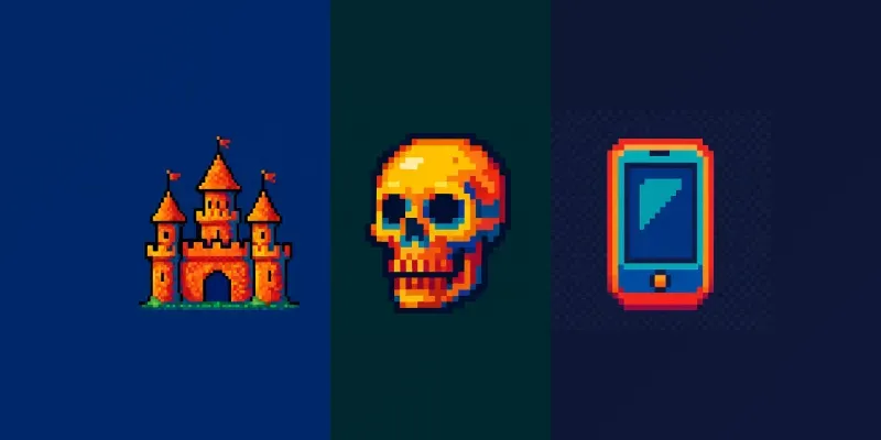 Elements Of Retro Video Game Pixel Art ChatGPT Image Prompt | PromptBase